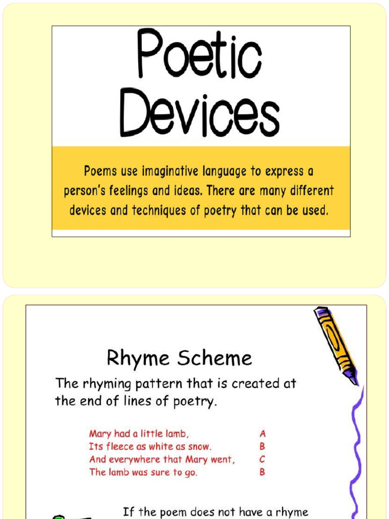 Poetic Devices | PDF
