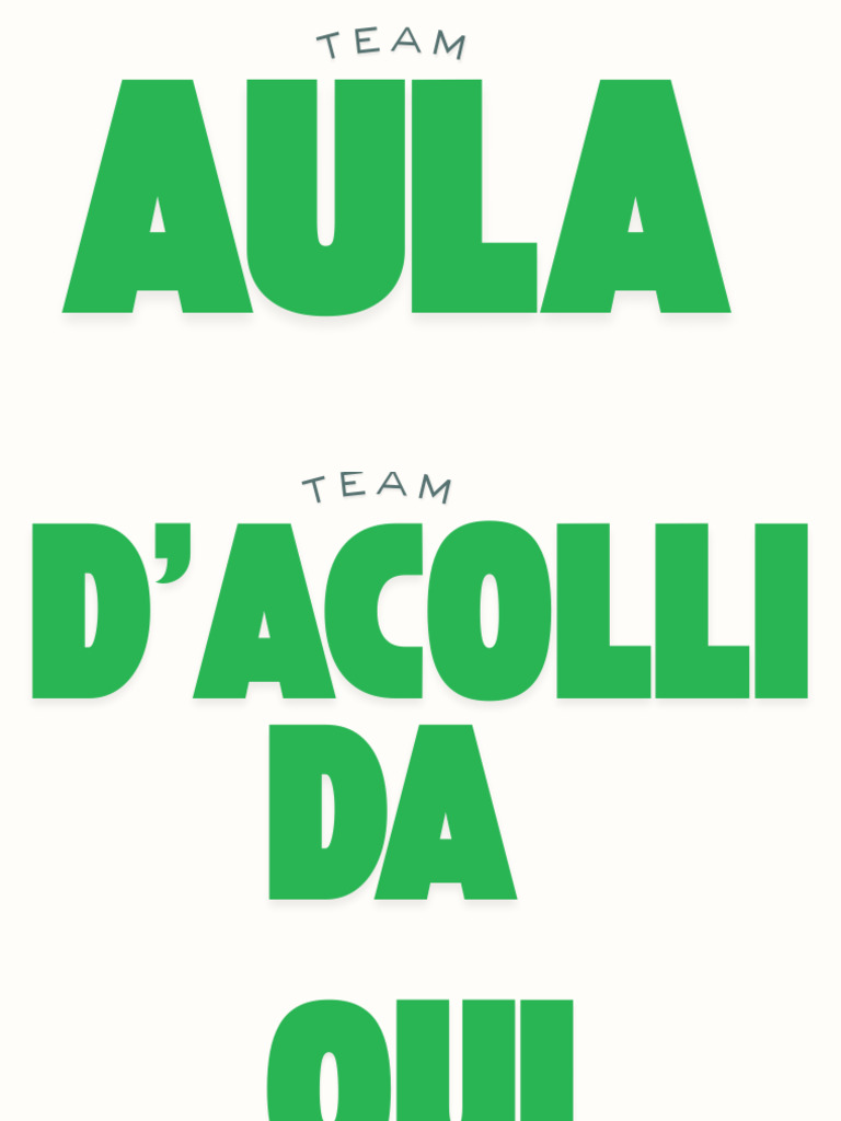 Aula d’Acollida Qui Som | PDF