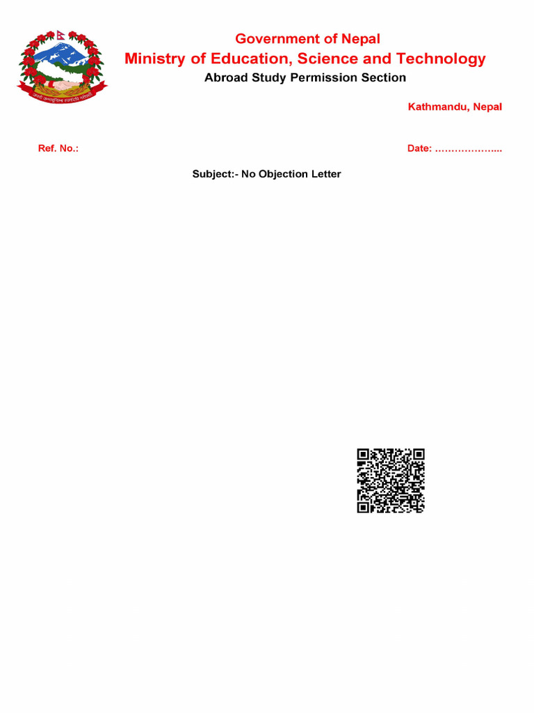 NOC Certificate | PDF