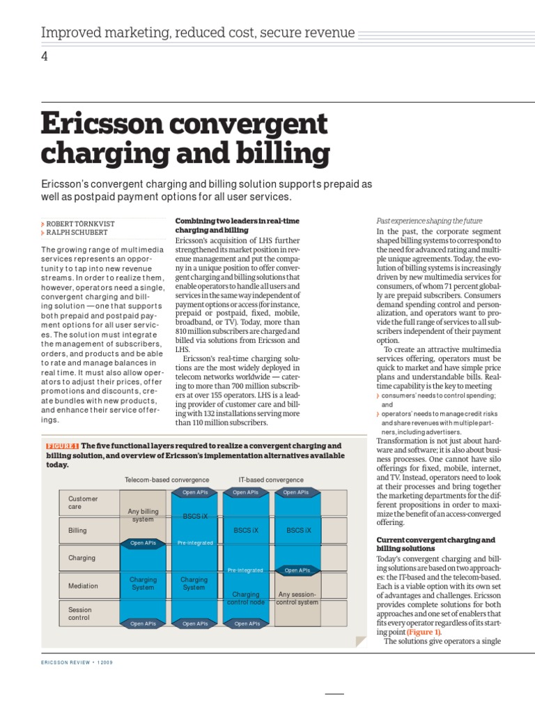 Real-Time Charging Solutions Overview | PDF | Subscription Business ...