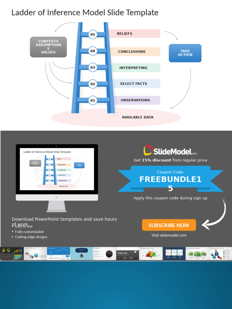 FF0567 01 Ladder of Inference Model Powerpoint Template 16x9 1 | PDF