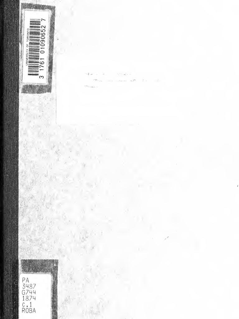 Dionysius Thrax Greek Grammar | PDF