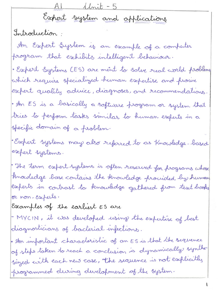 Ai Unit 5-1 | PDF