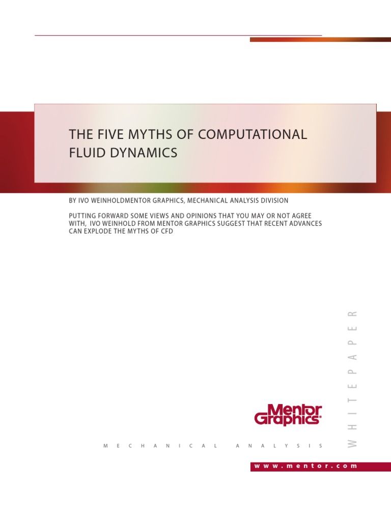 CFD Mentorpaper - 47725 | PDF | Computational Fluid Dynamics | Computer Aided Design