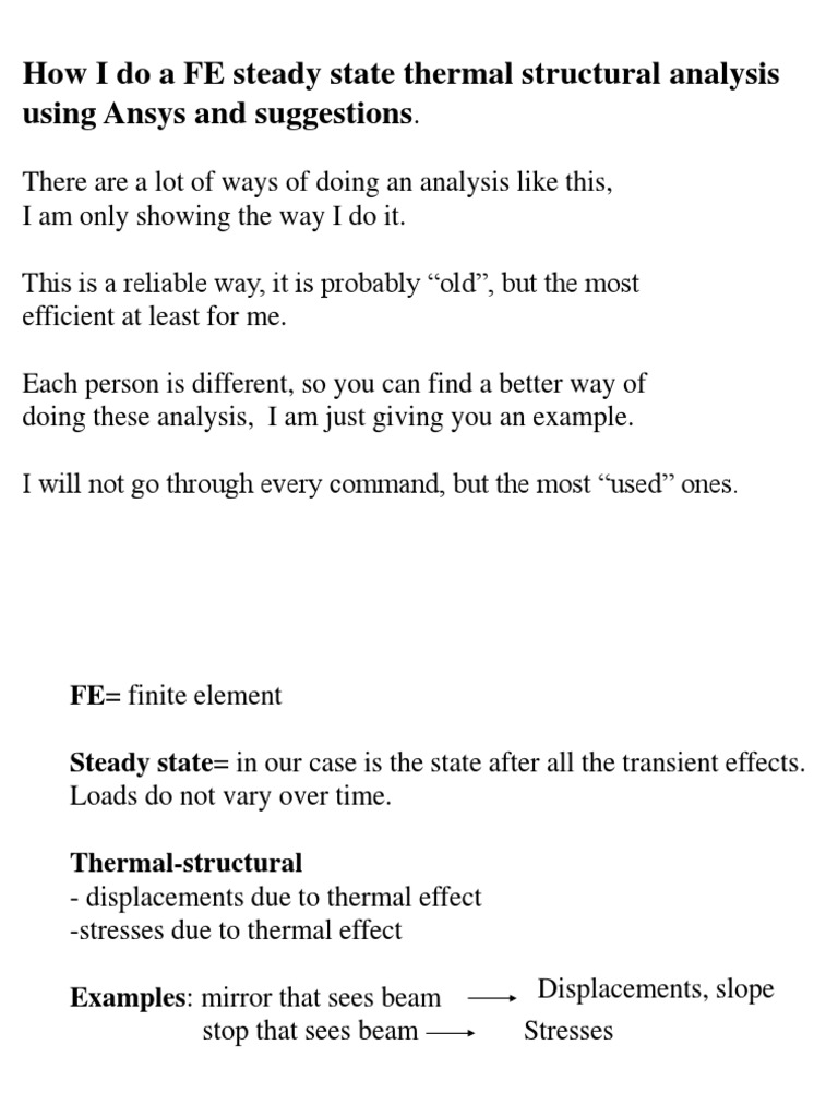 Ansys Thermal Tutorial-1 | PDF | Structural Analysis | Applied And Interdisciplinary Physics