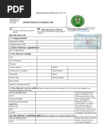AP01 Form: Director Appointment Guide | PDF | Government