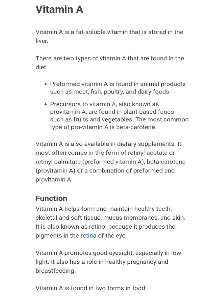 A1office - Vitamin A Assignment FPT | PDF