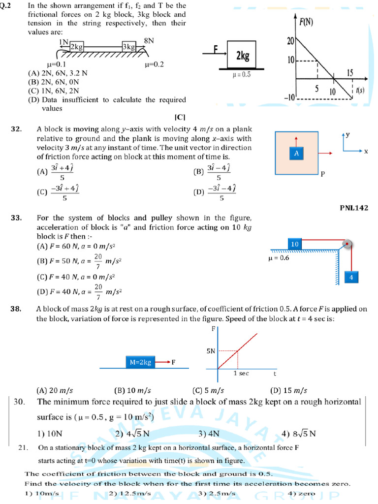 Friction 8th Standard | PDF
