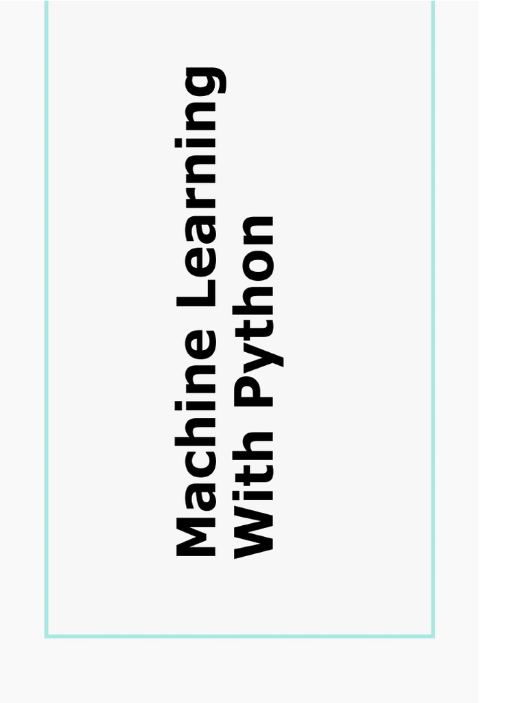 Machine Learning Study Resource | PDF