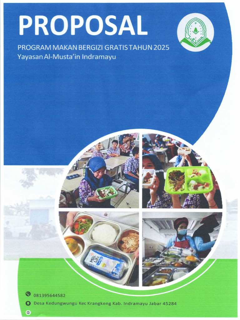 Propsoal Program MBG Tahu 2025 Yayasan Al-Musta'im | PDF