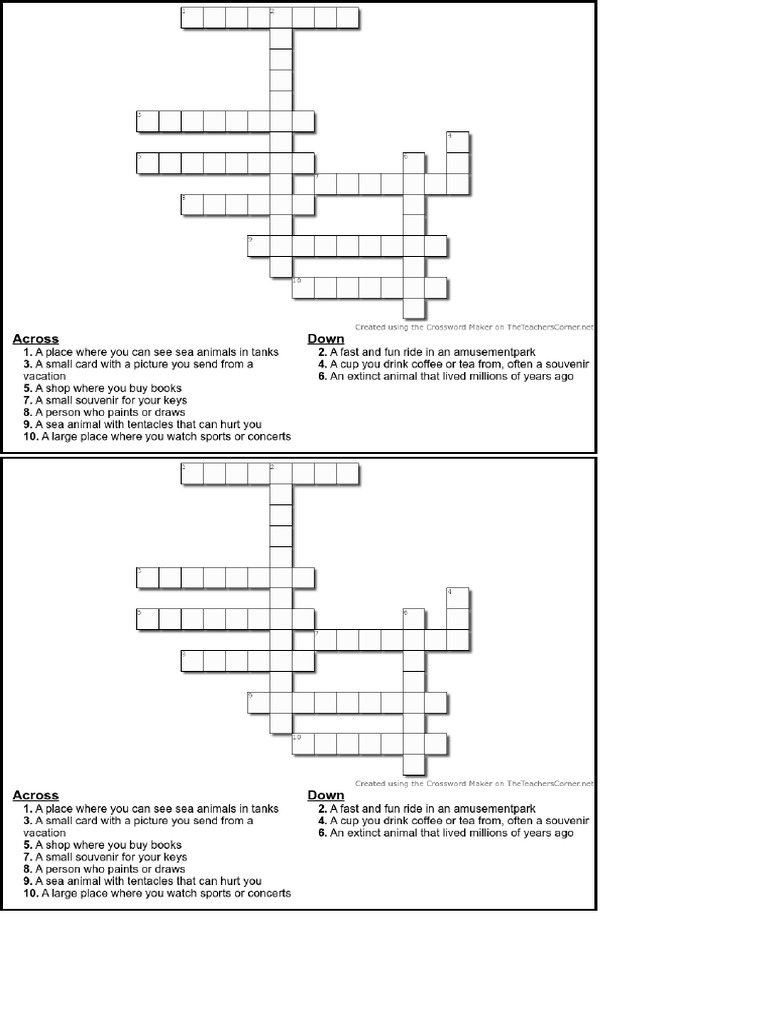 Unit 2 Crossword | PDF