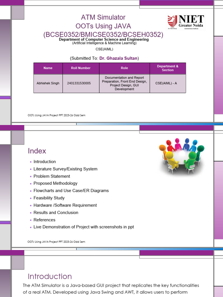 Java ATM Simulator Project Overview | PDF | Database Transaction | Java ...