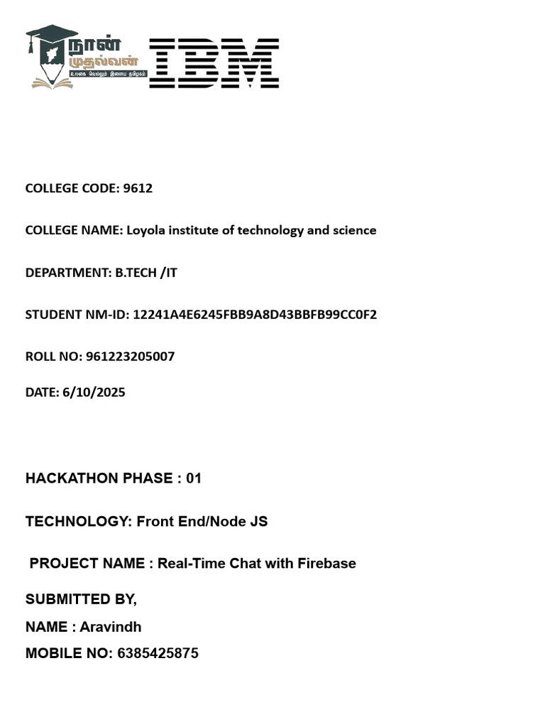 HackathonFront Page Sample Document Docx 20251006 114703 0000 | PDF
