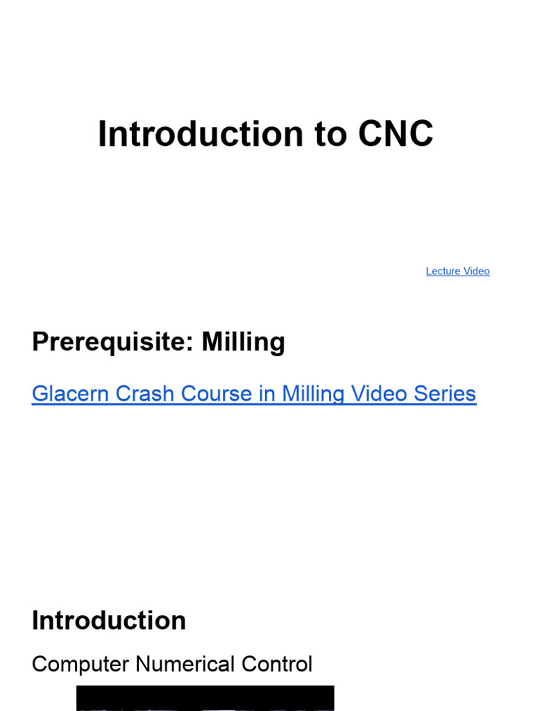 4476 Introduction To Cnc Pdf Tools Mechanical Engineering