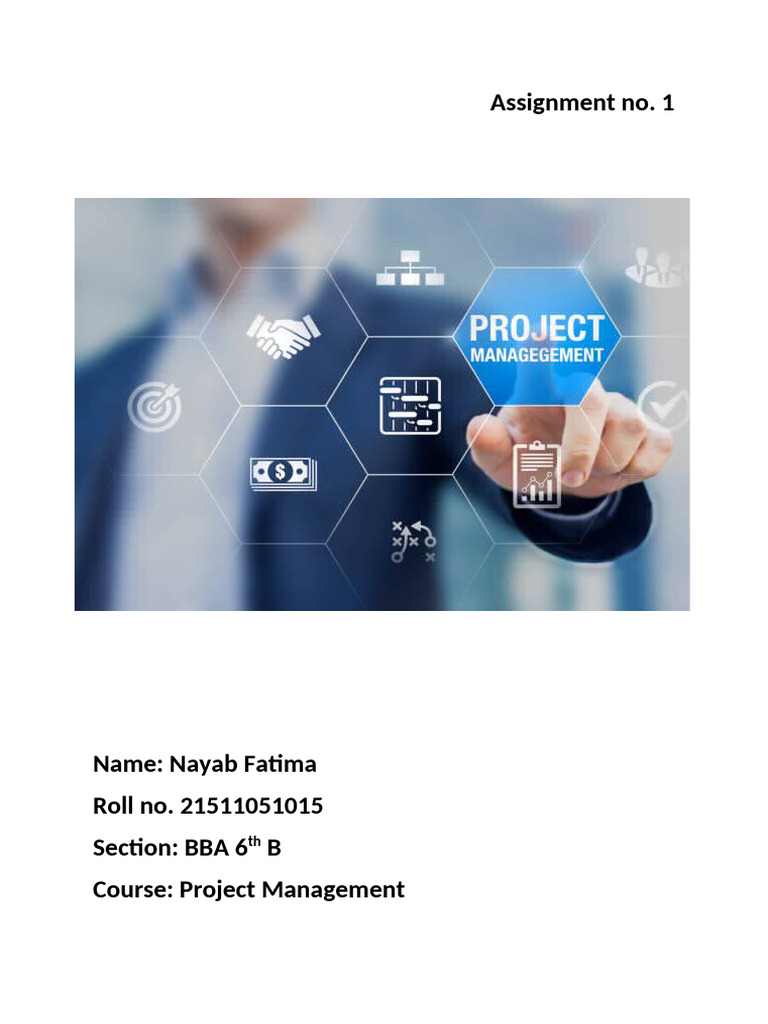 Project Management Assignment 1 | PDF | Project Management | Business