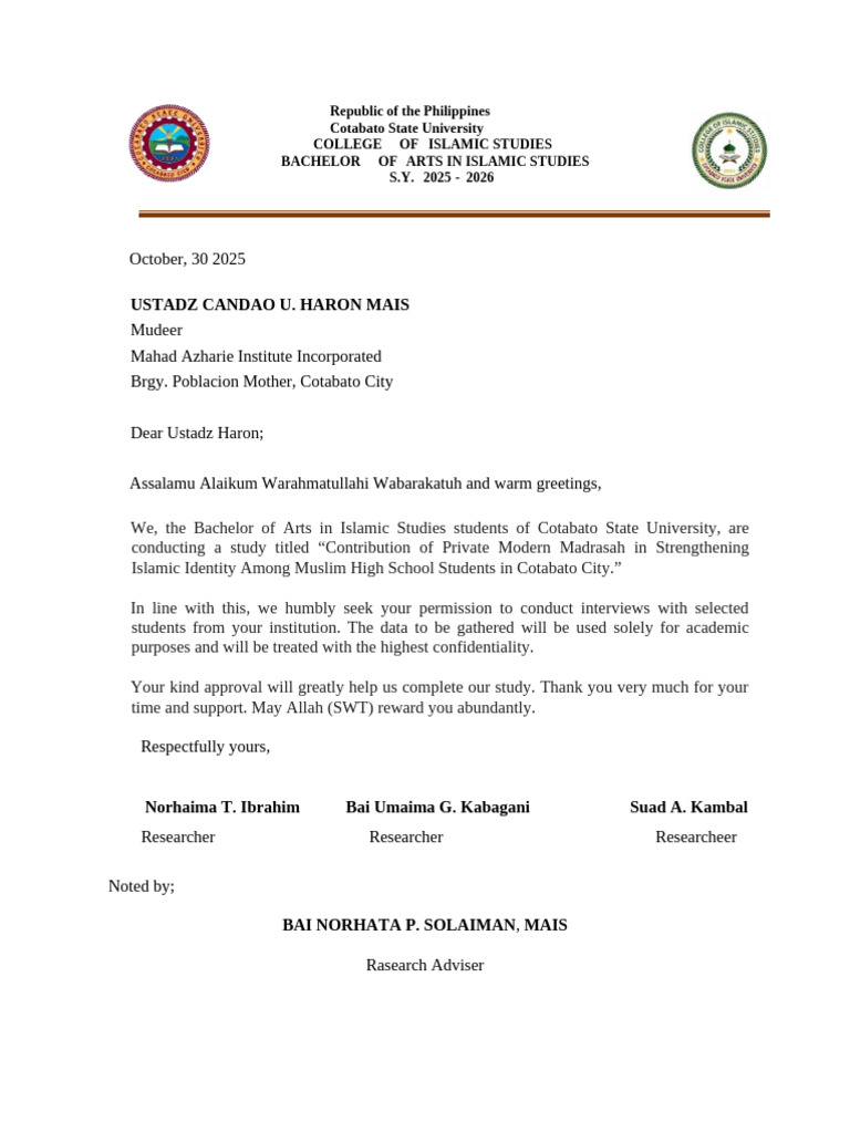 Letter 1.Docx Thesis | PDF