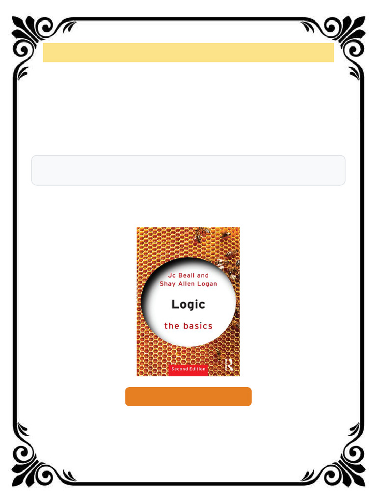 Logic The Basics 2nd Edition Jc Beall digital download | PDF | First ...