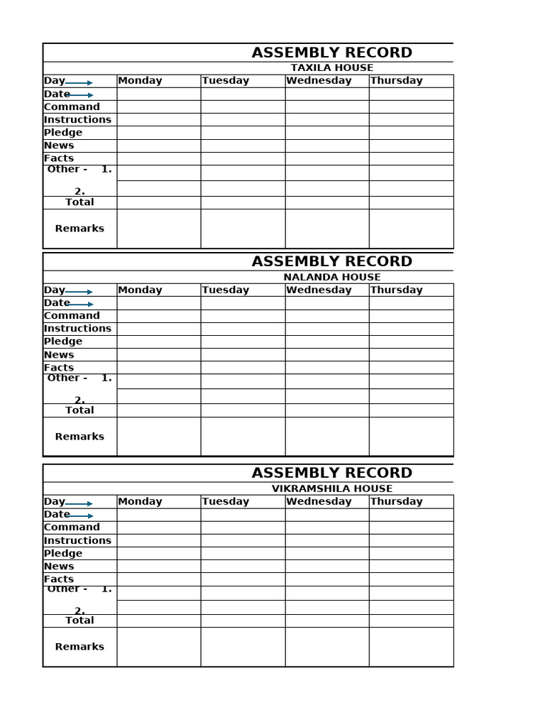 Assembly Record | PDF