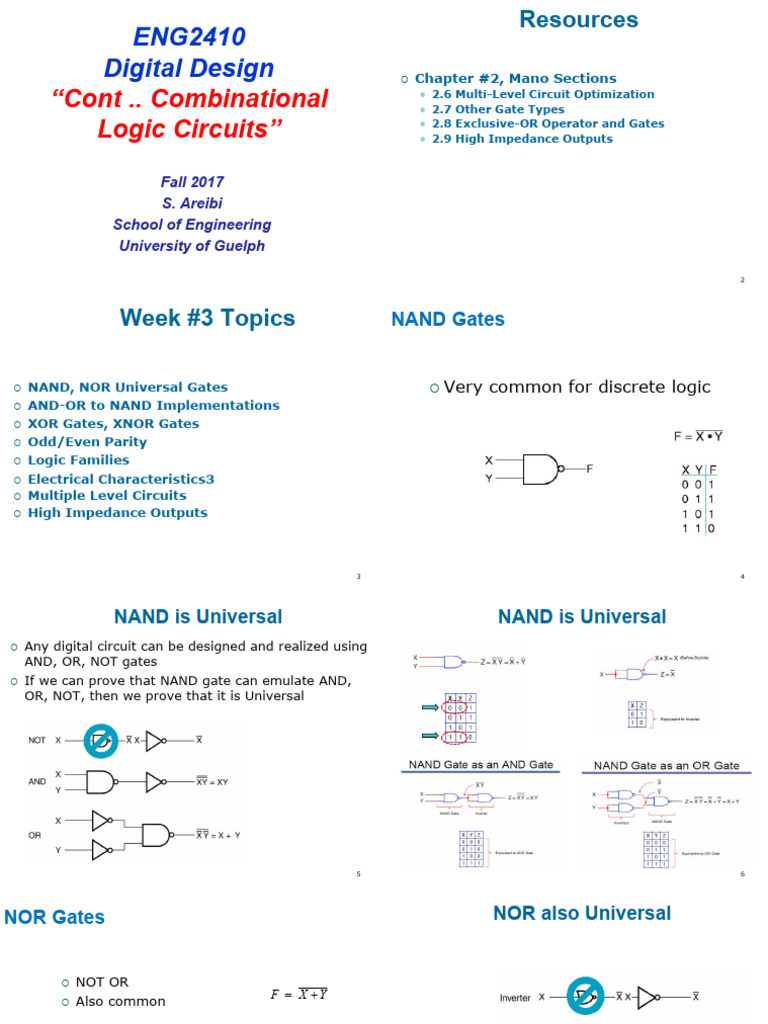 Combinational Logic Circuits Overview | PDF | Logic Gate | Electrical ...