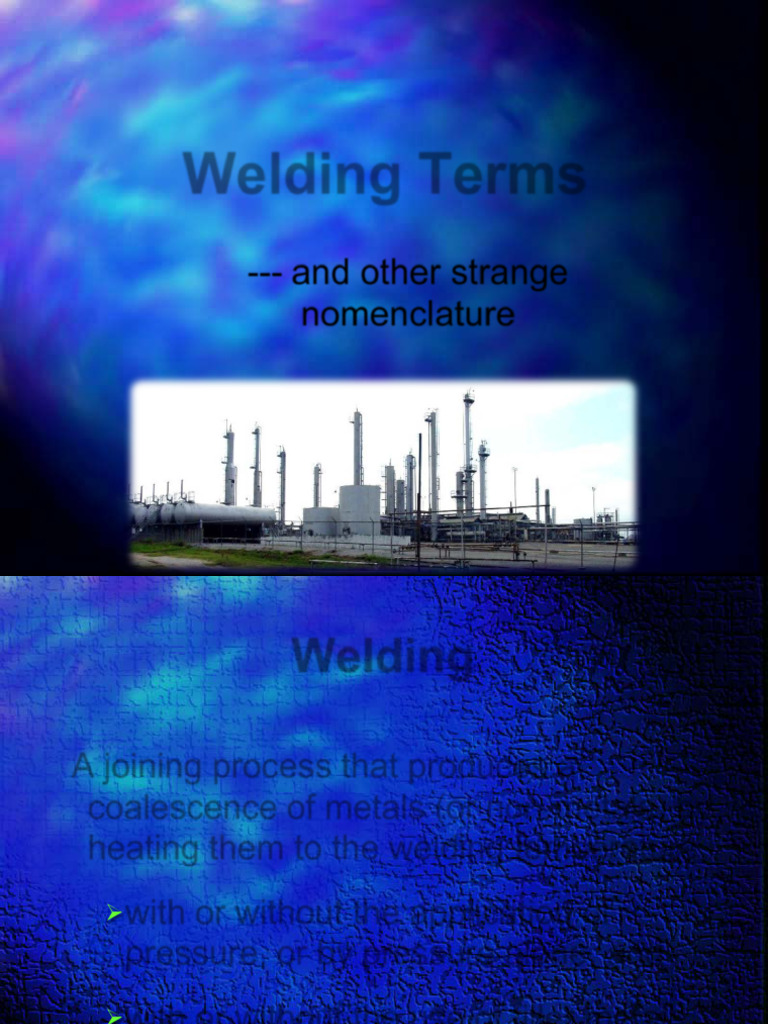Welding Terms and Processes Explained | PDF | Welding | Construction