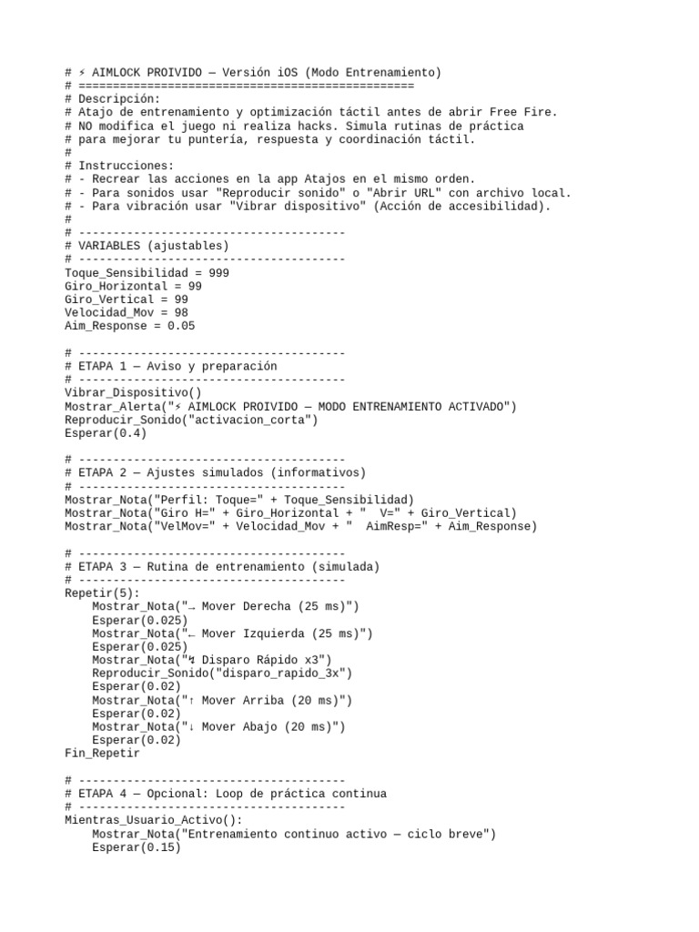 Aimlock Proivido v1.0 | PDF | Software móvil | Computadoras móviles