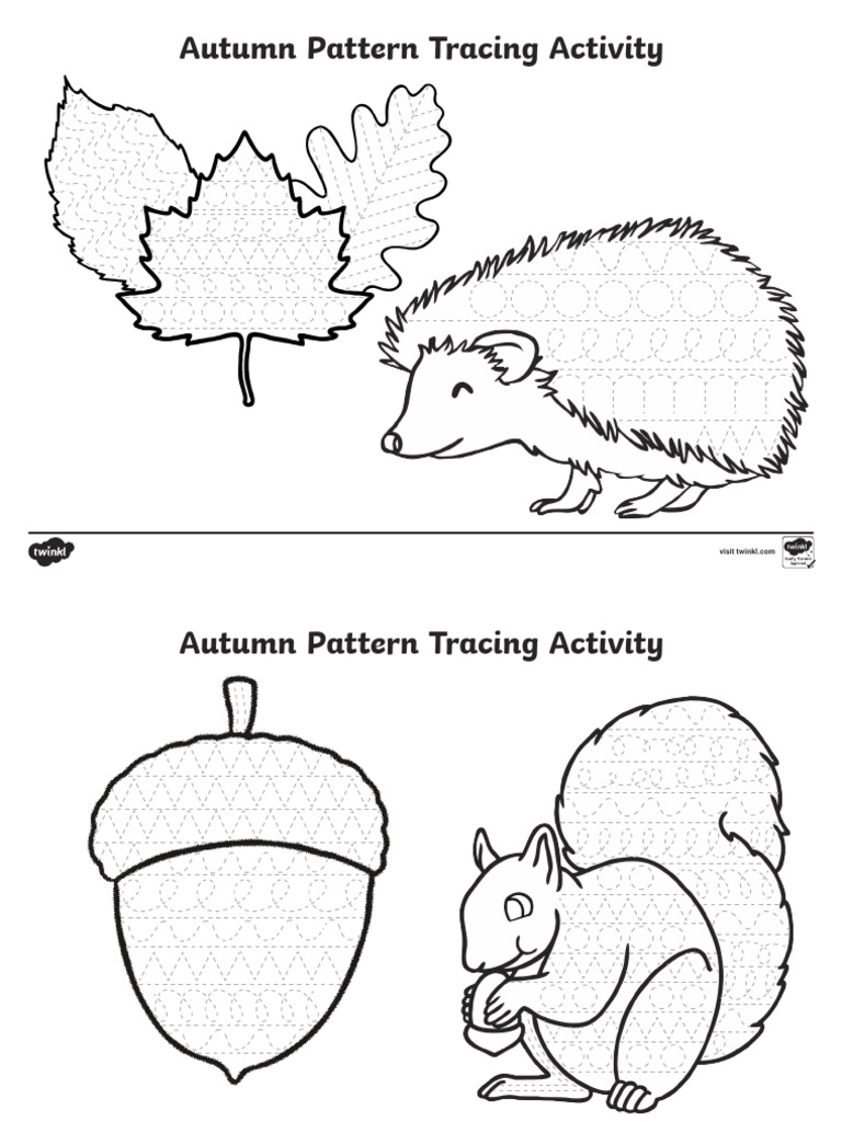 t Tp 2660156 Autumn Themed Pattern Tracing Activity Ver 3 | PDF