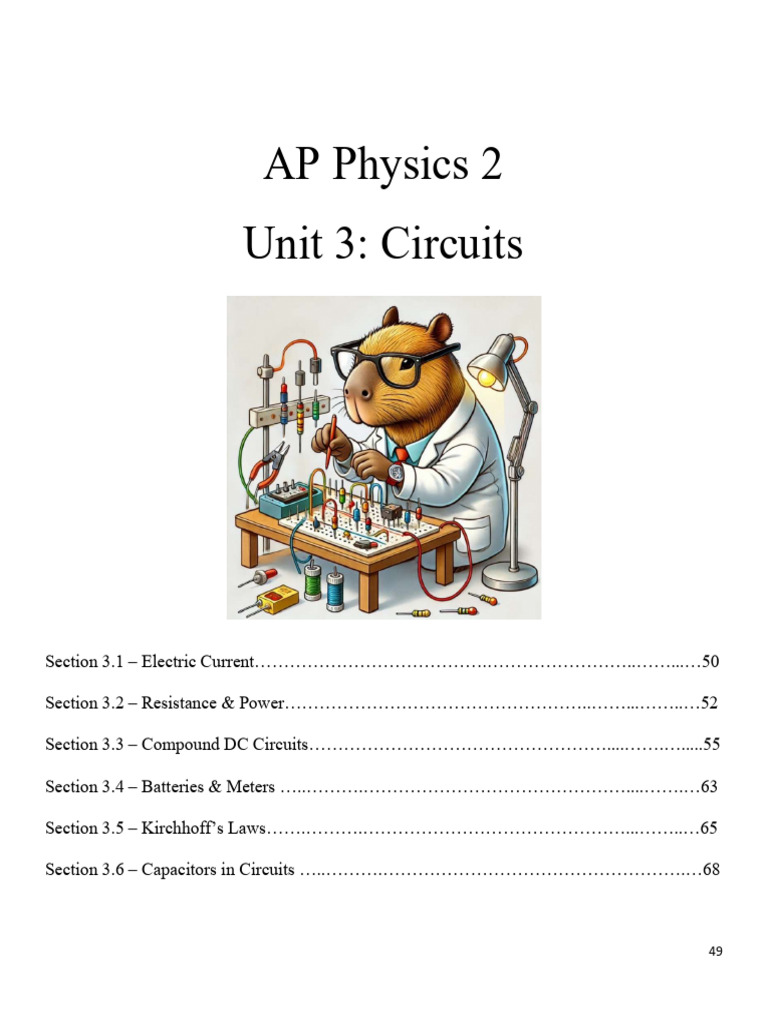 AP Physics 2: Circuit Concepts Explained | PDF | Series And Parallel ...