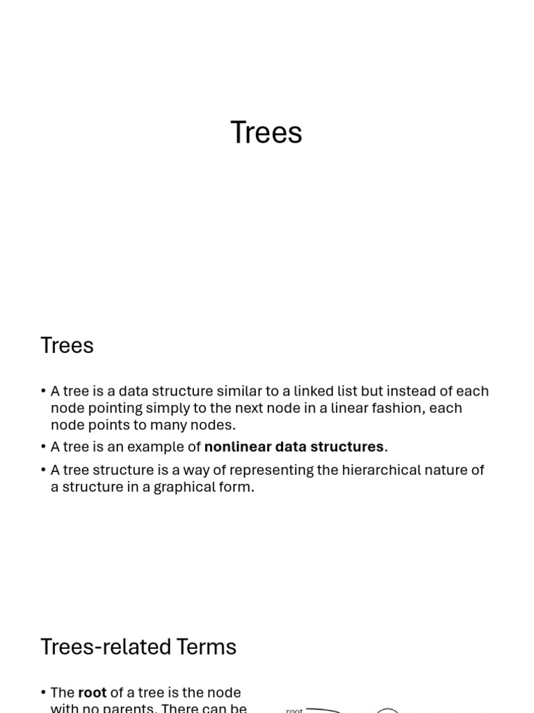 Lec 9 - Trees | PDF | Algorithms And Data Structures | Theoretical Computer Science