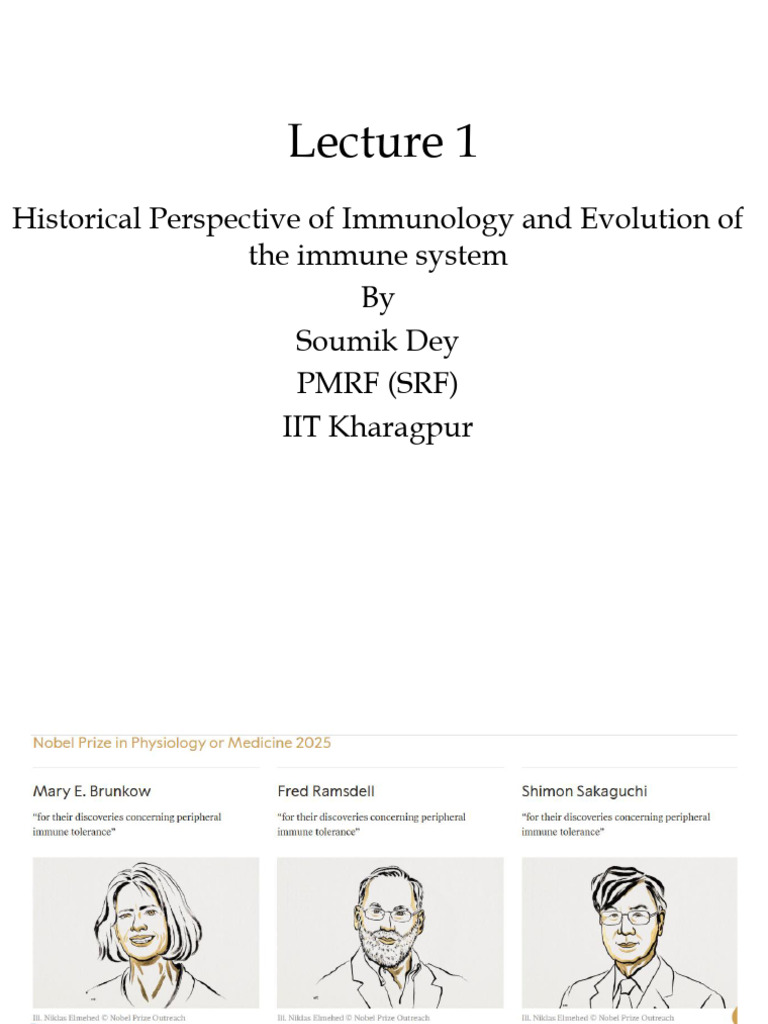 Evolution of Immunology: Key Concepts | PDF | Immune System | Antigen