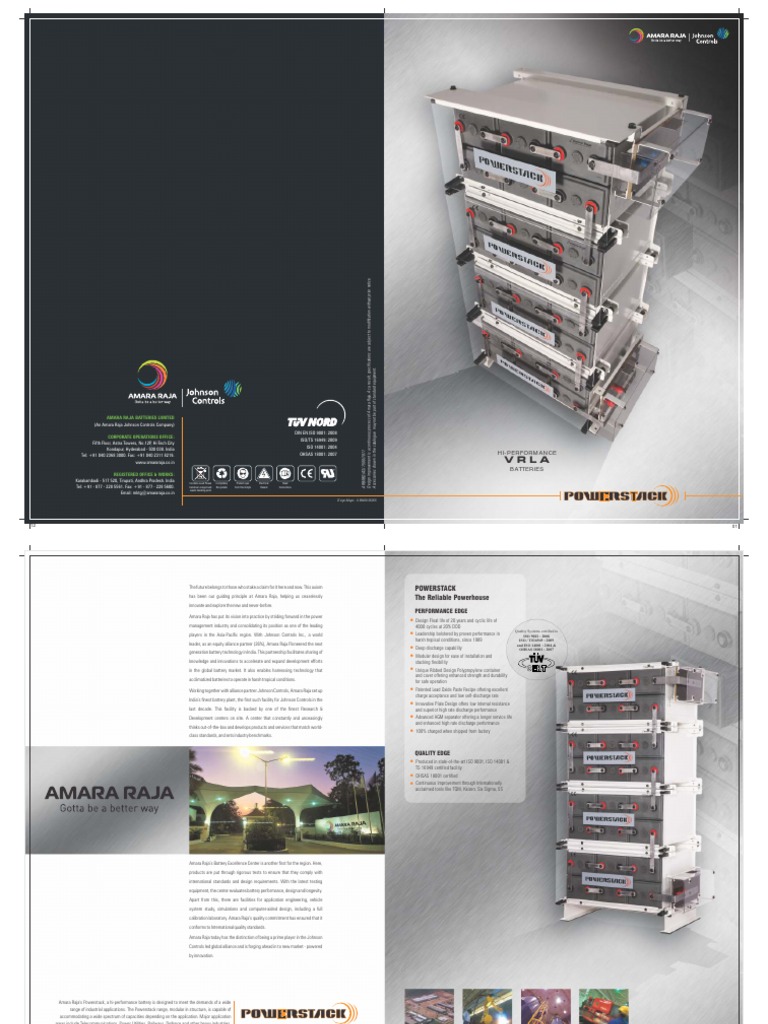 Amaron Powerstack | PDF | Energy And Resource | Science