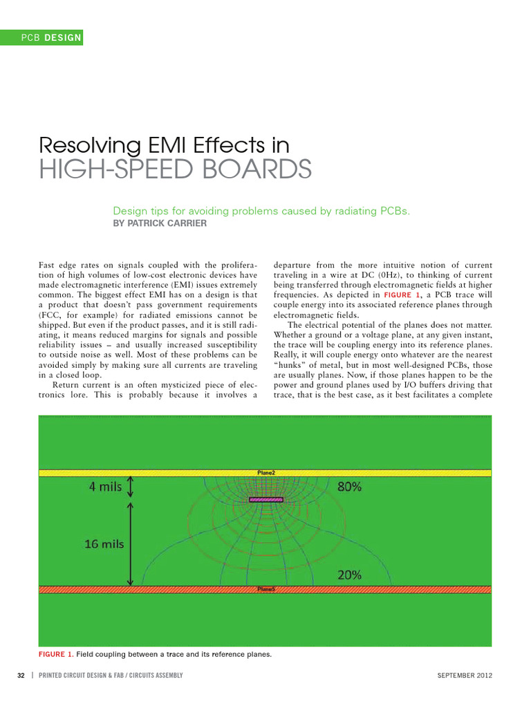 PCB EMI Improvement | PDF | Electromagnetic Interference | Printed ...