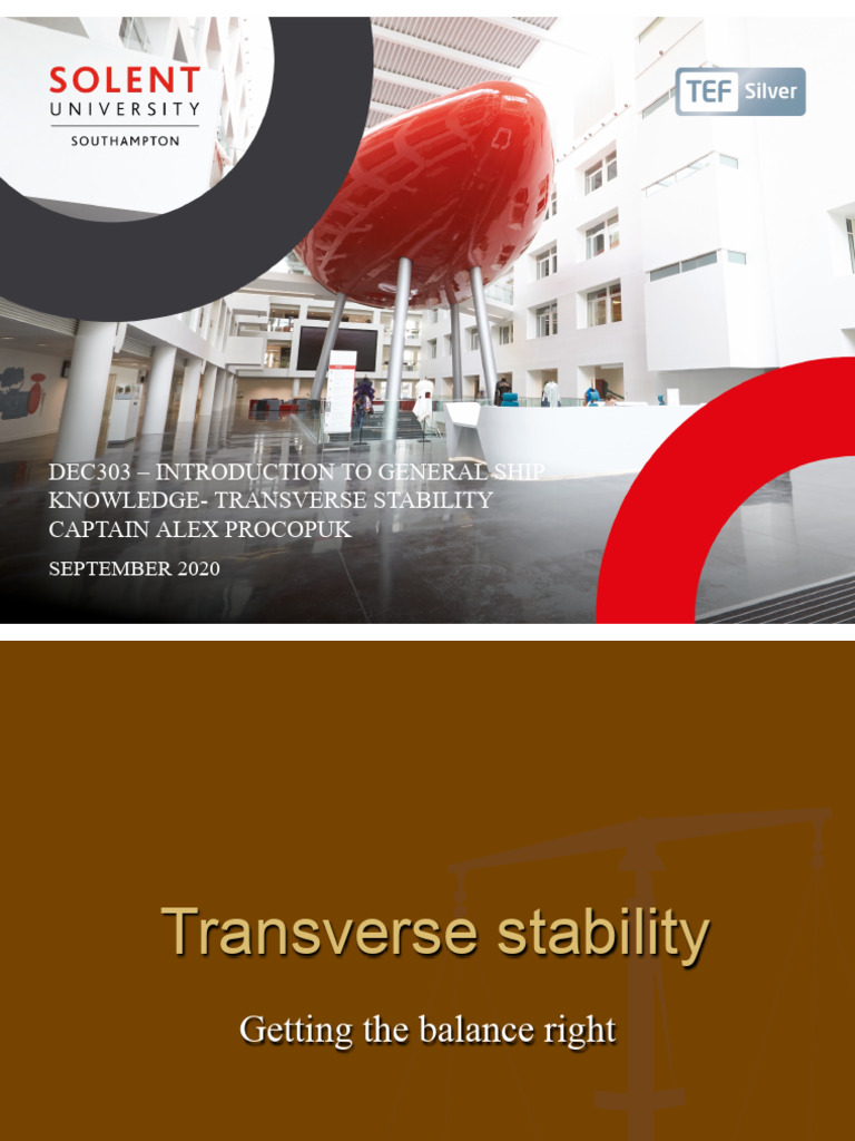 Stability 7 | PDF | Watercraft | Shipbuilding