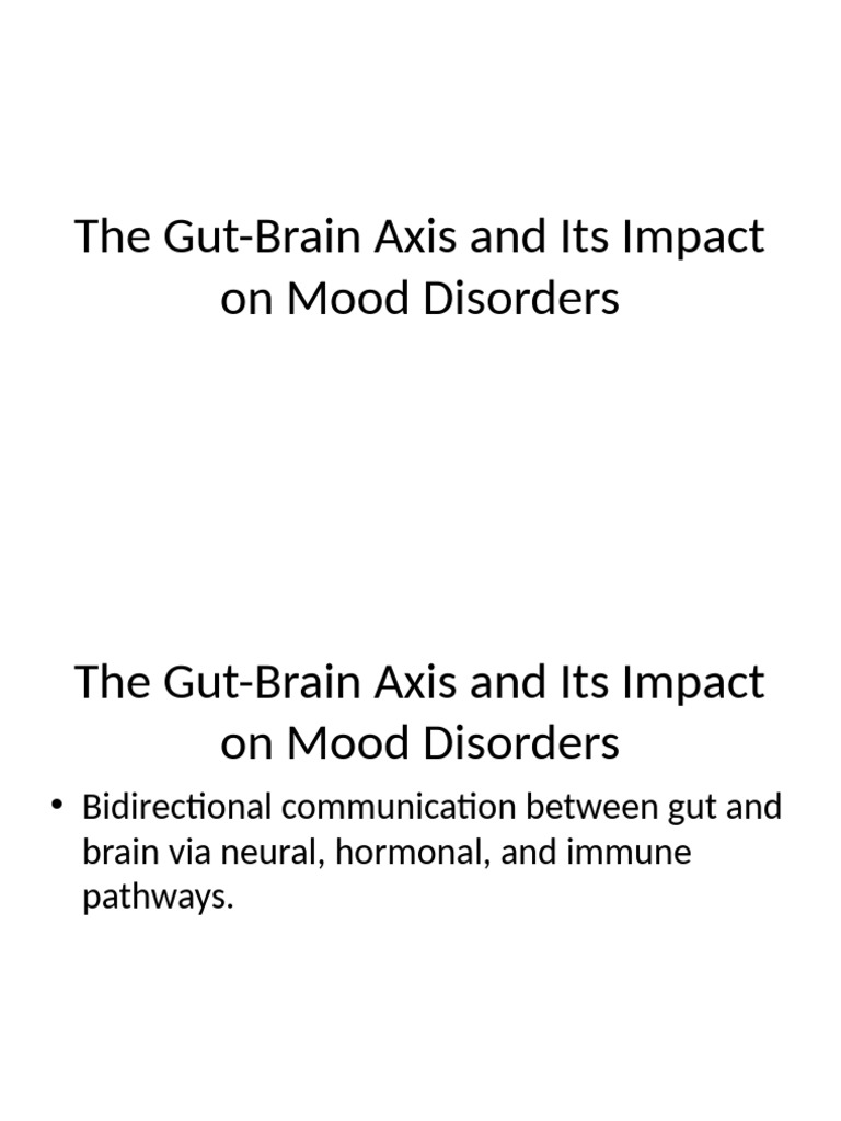 Neuroscience Gut Brain Axis | PDF