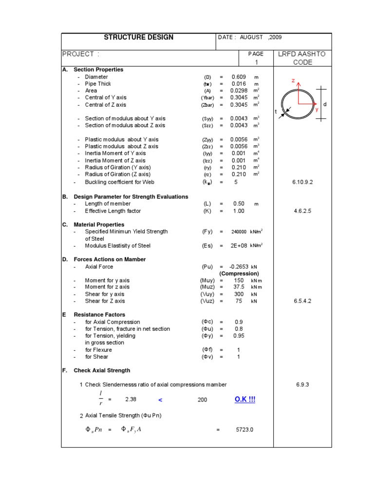 Project: LRFD Aashto 1 Code: Structure Design | PDF | Strength Of ...