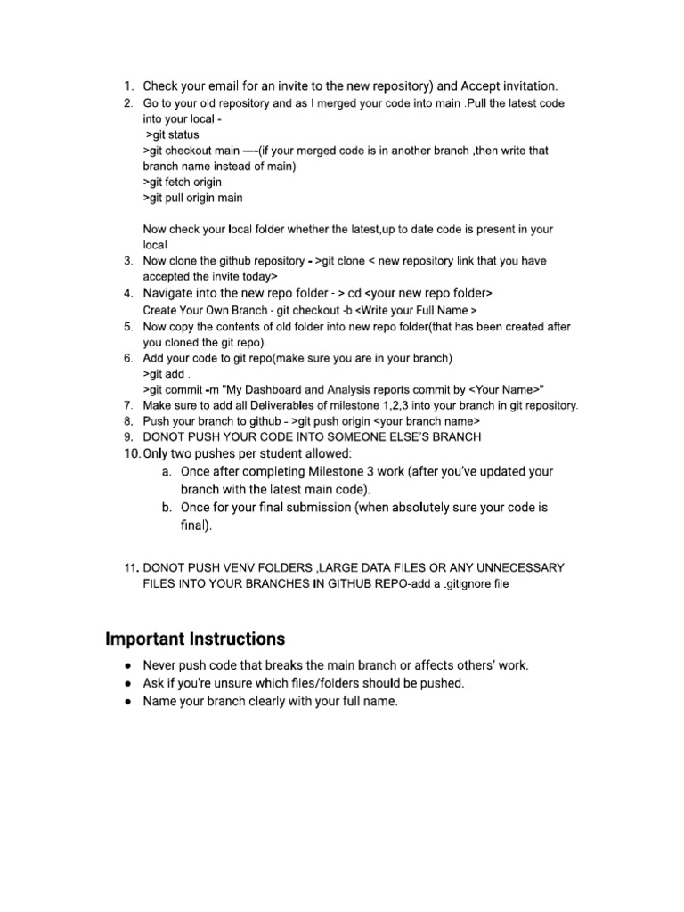 Github Final RepoGuide | PDF