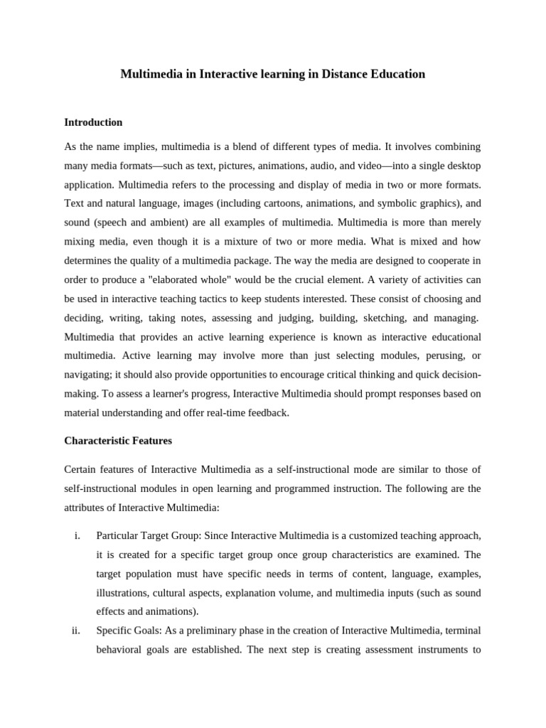 La 2 | PDF | Multimedia | Learning