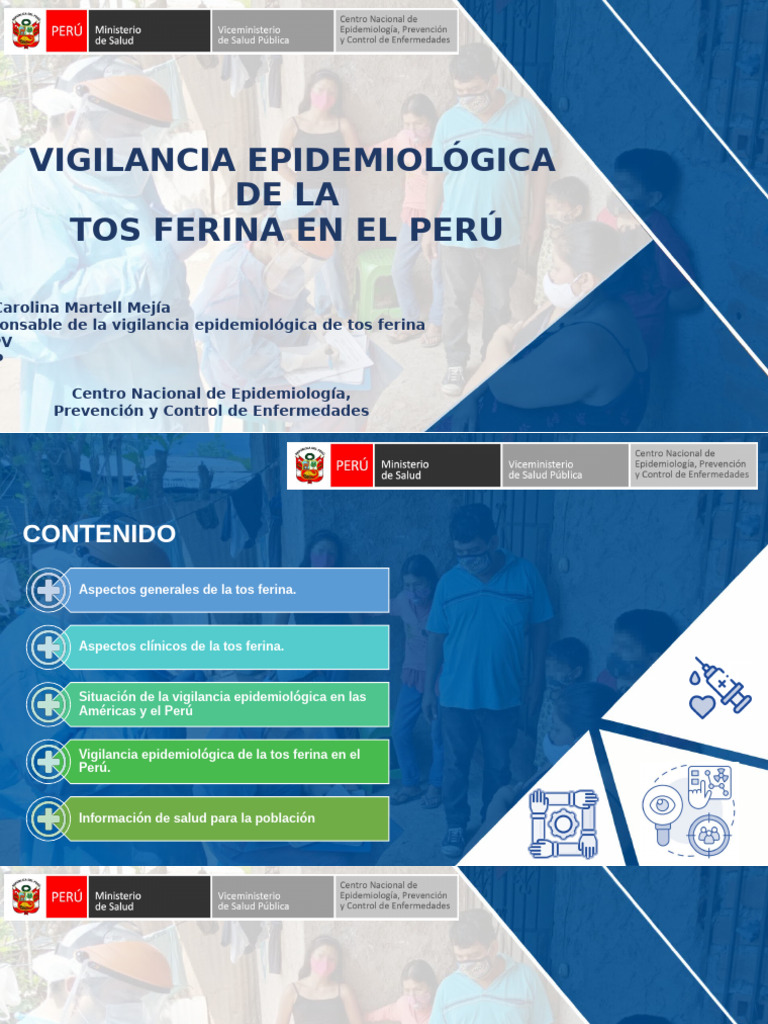 Vigilancia de Tos Ferina en Perú 2025 | PDF | Microbiología | Salud pública