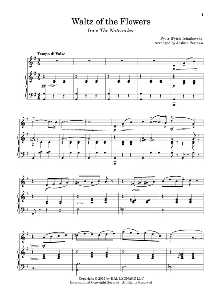 Waltz Flowers Nutcracker | PDF | The Nutcracker | Adaptations Of Works