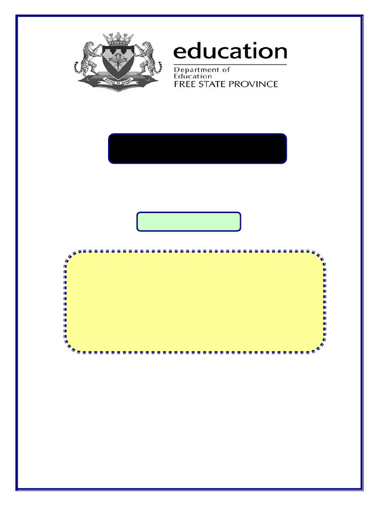 Sesotho HL p1 Potential Level 7 Learners QP | PDF | Languages Of Africa