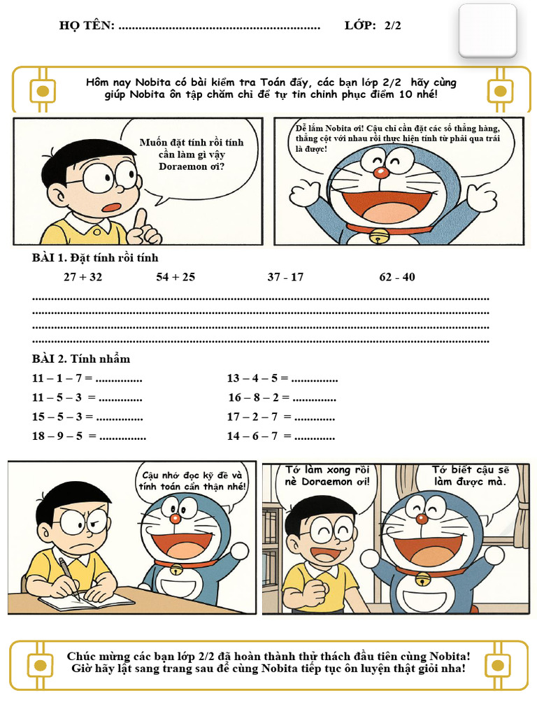 Phi U B I T P Doraemon Tuan 7 | PDF