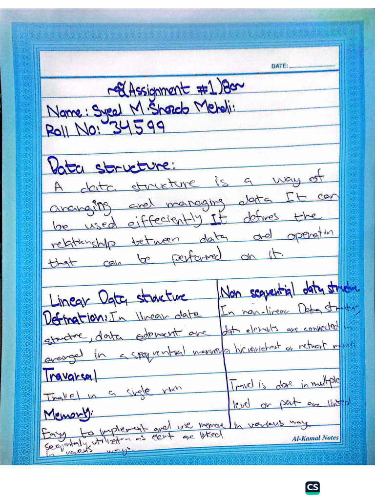 Assignment 1 Dsa | PDF