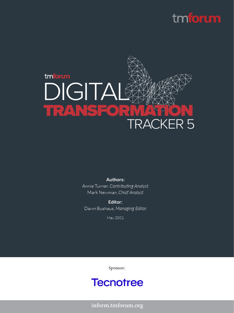 TM Forum Digital Transformation Tracker 2021 | PDF | Computing ...