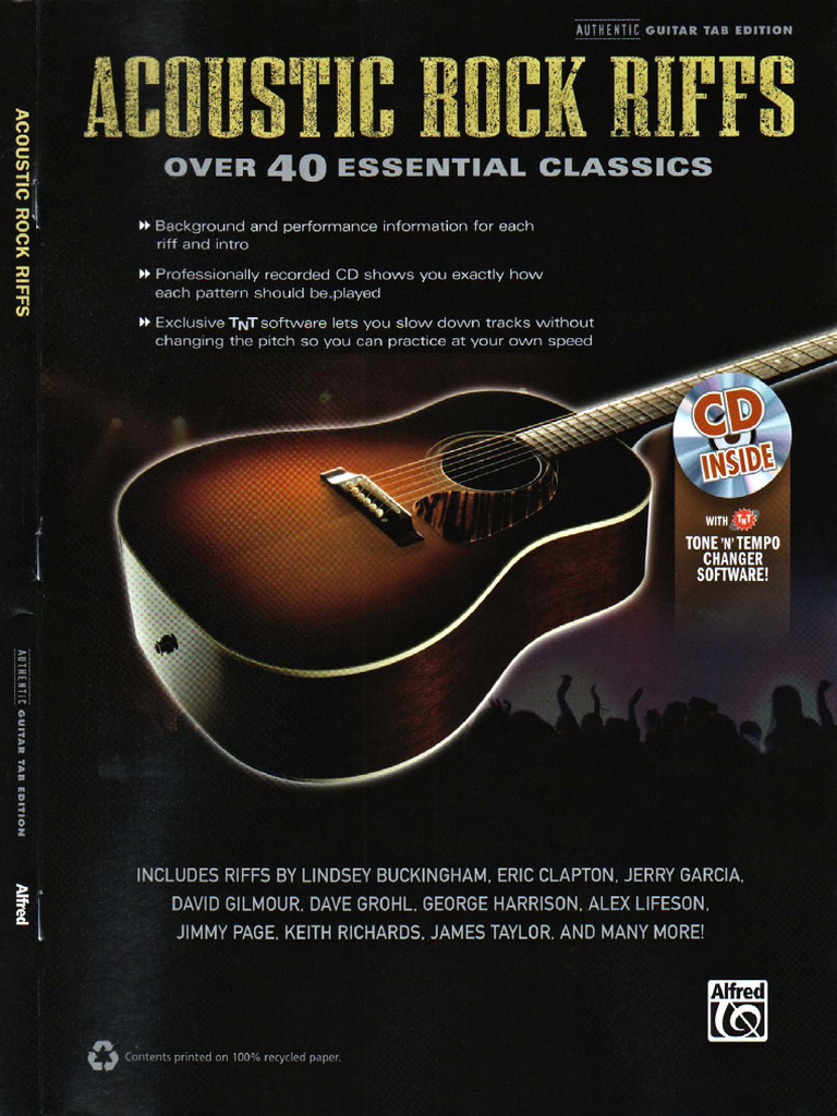 40 Acoustic Rock Riffs Over 40 Essential Classics Mp3 | PDF