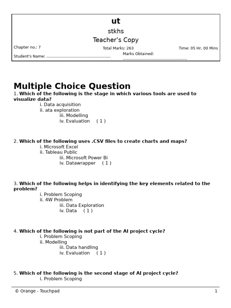 QB | PDF | Artificial Intelligence | Intelligence (AI) & Semantics