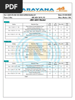 Xii Non Medical A RT - 01 P-I 05-04-2026 With Answer Key | PDF ...