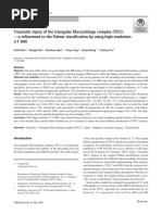 TFCC Injury Classification Overview | PDF | Joints | Human Anatomy