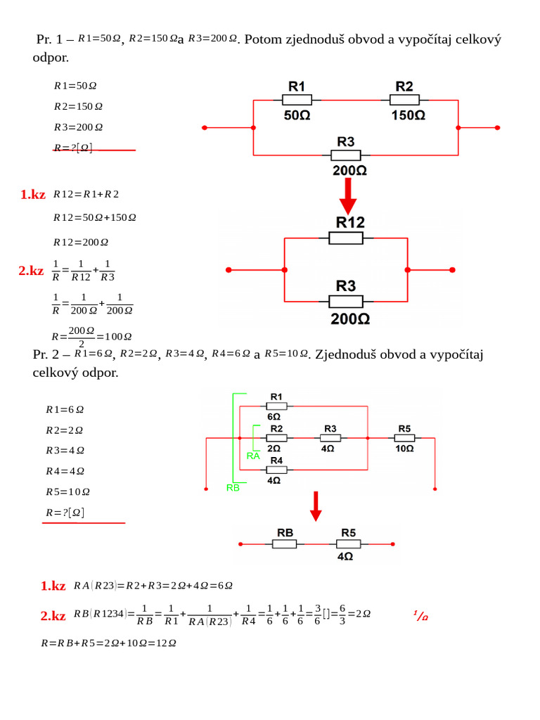 Opakovanie Príkladov | PDF