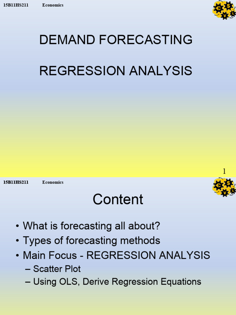 Regression Analysis I | PDF | Forecasting | Regression Analysis