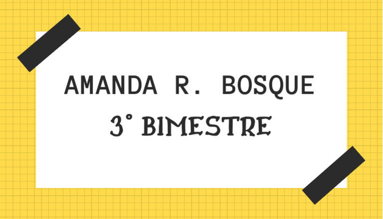 Amarelo Preto e Branco Grade Nome Etiqueta | PDF