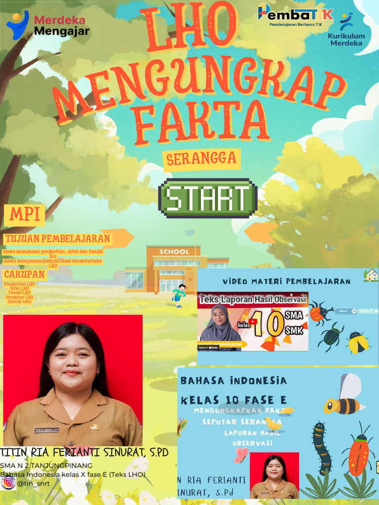 Poster Taman Bacaan Masyarakat Ilustratif Oranye Dan Hijau - Compressed ...